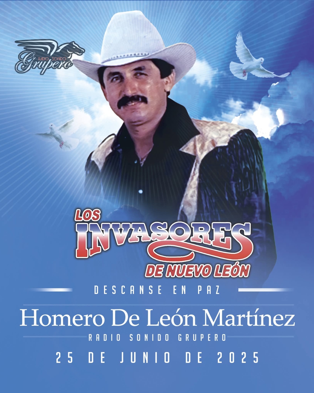 ¿De qué murió Homero de Léon de Los Invasores de Nuevo León?