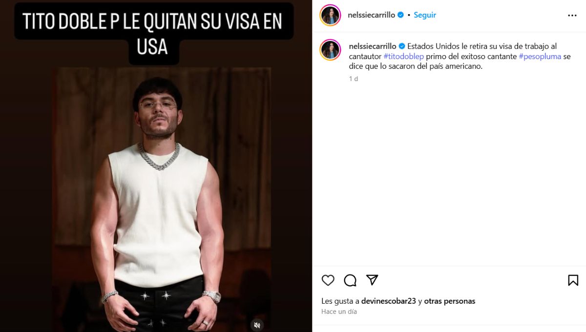 ¿Le quitaron la VISA a Tito Double P por cantar corridos? - Sonica