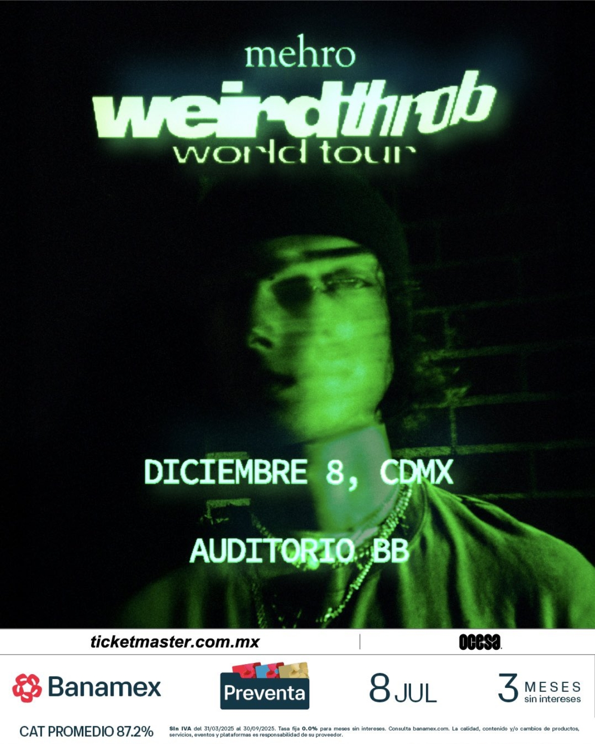 Mehro en México 2025: precio de boletos y fechas de su concierto - Sonica