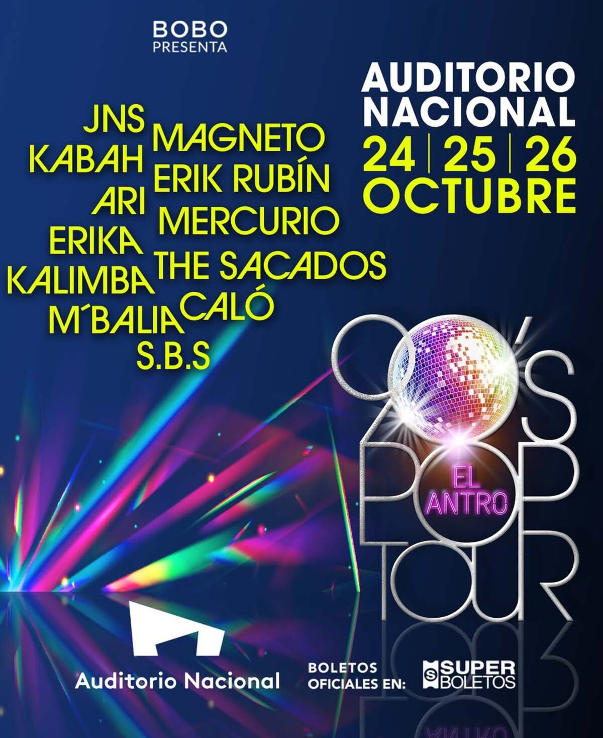 90's Pop Tour ‘El Antro’: fechas y precios del concierto Auditorio ...