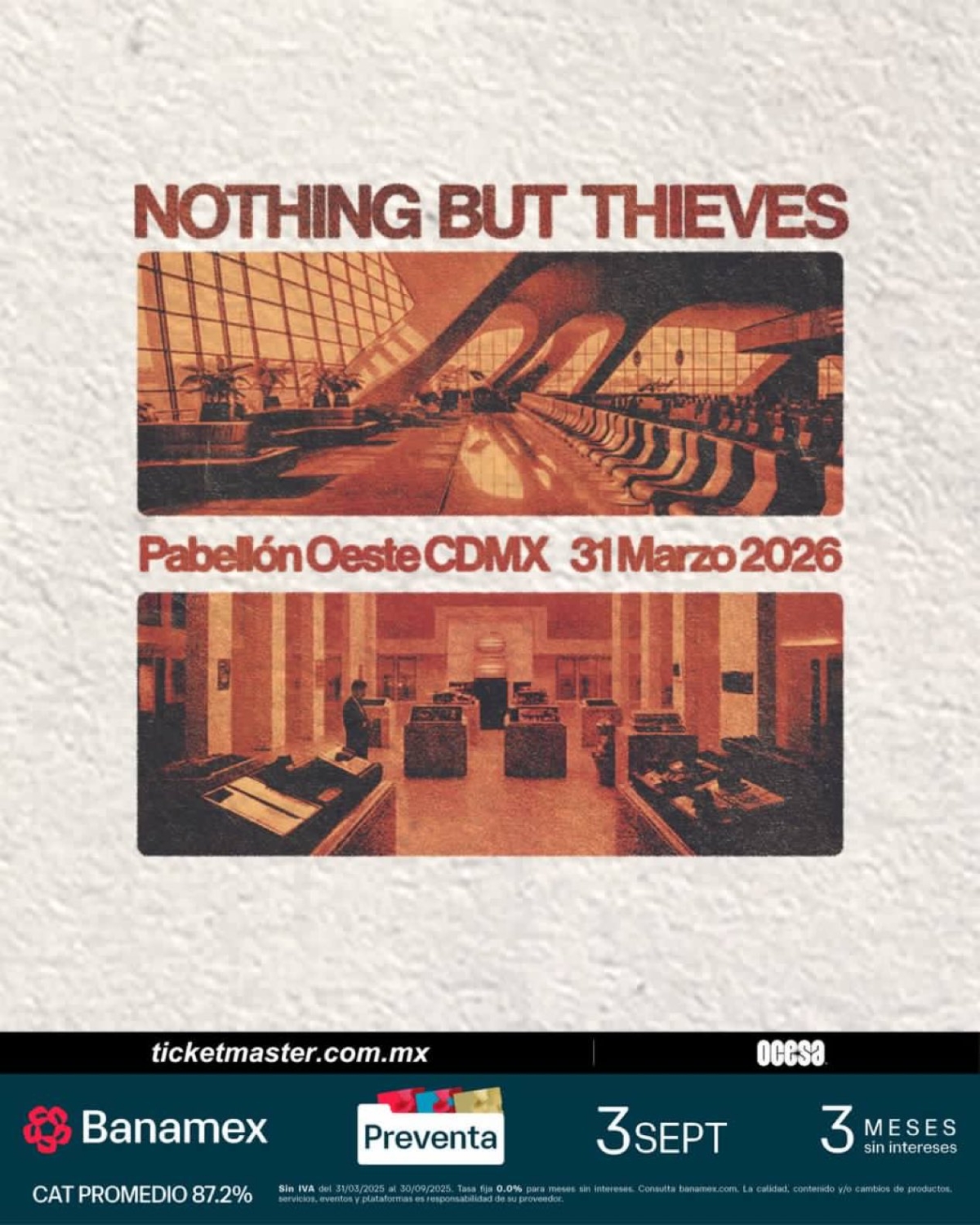 Nothing But Thieves confirma concierto en CDMX: fecha y preventa de boletos - Sonica
