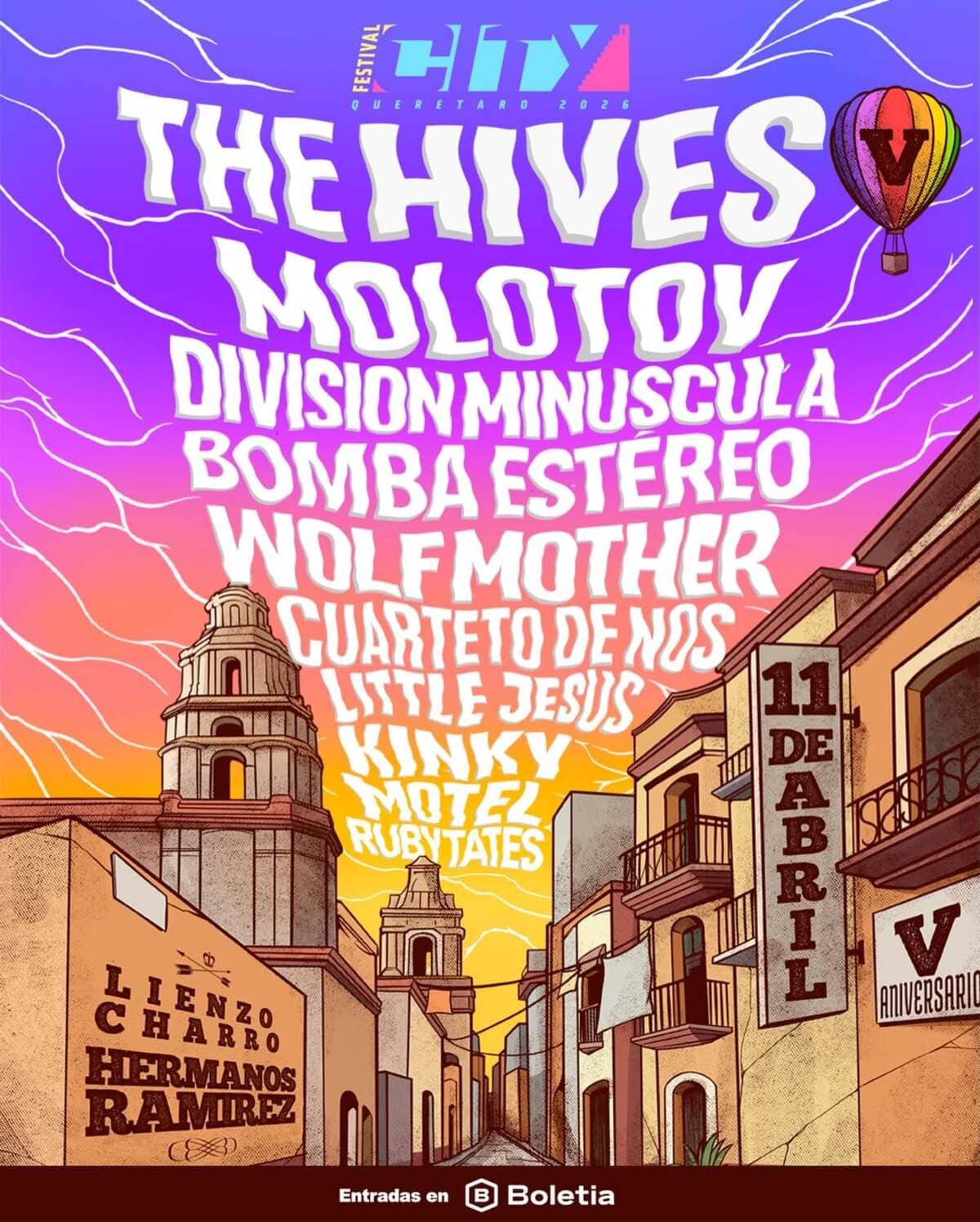 Festival City Querétaro 2026: cartel completo, fecha, precio de boletos ...